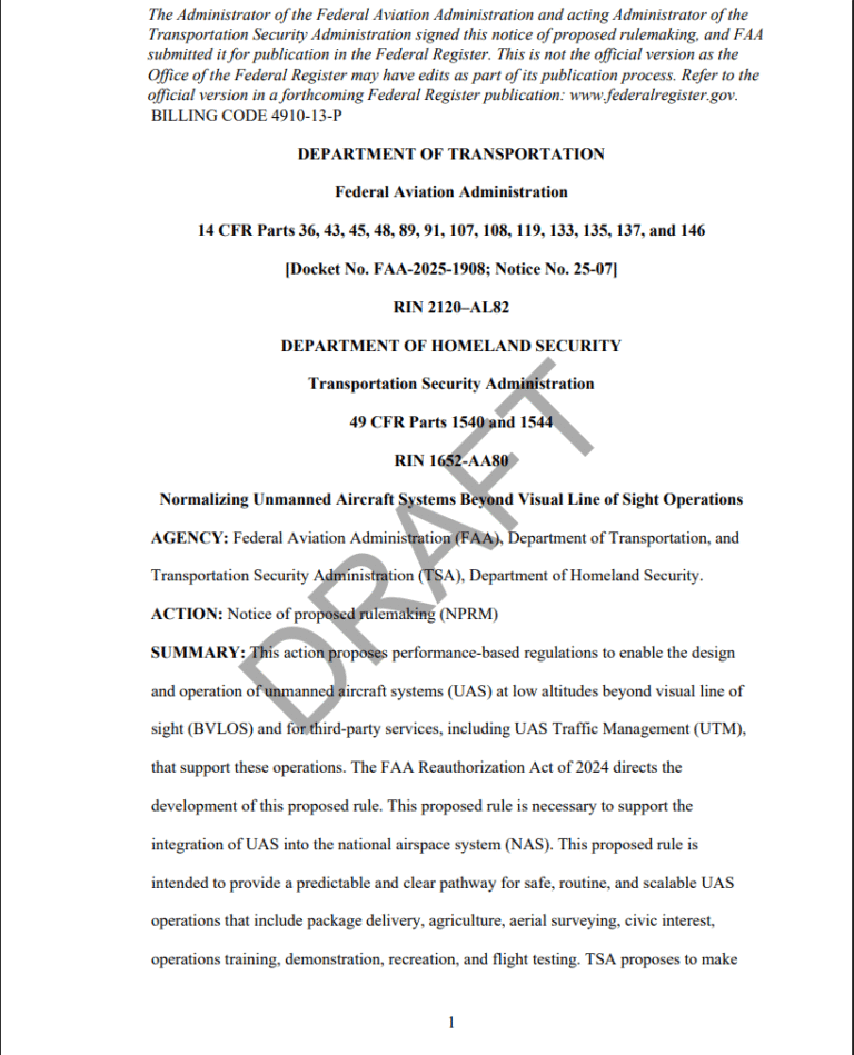 Part 108 BVLOS Proposed Drone Rules: Key Details Explained
